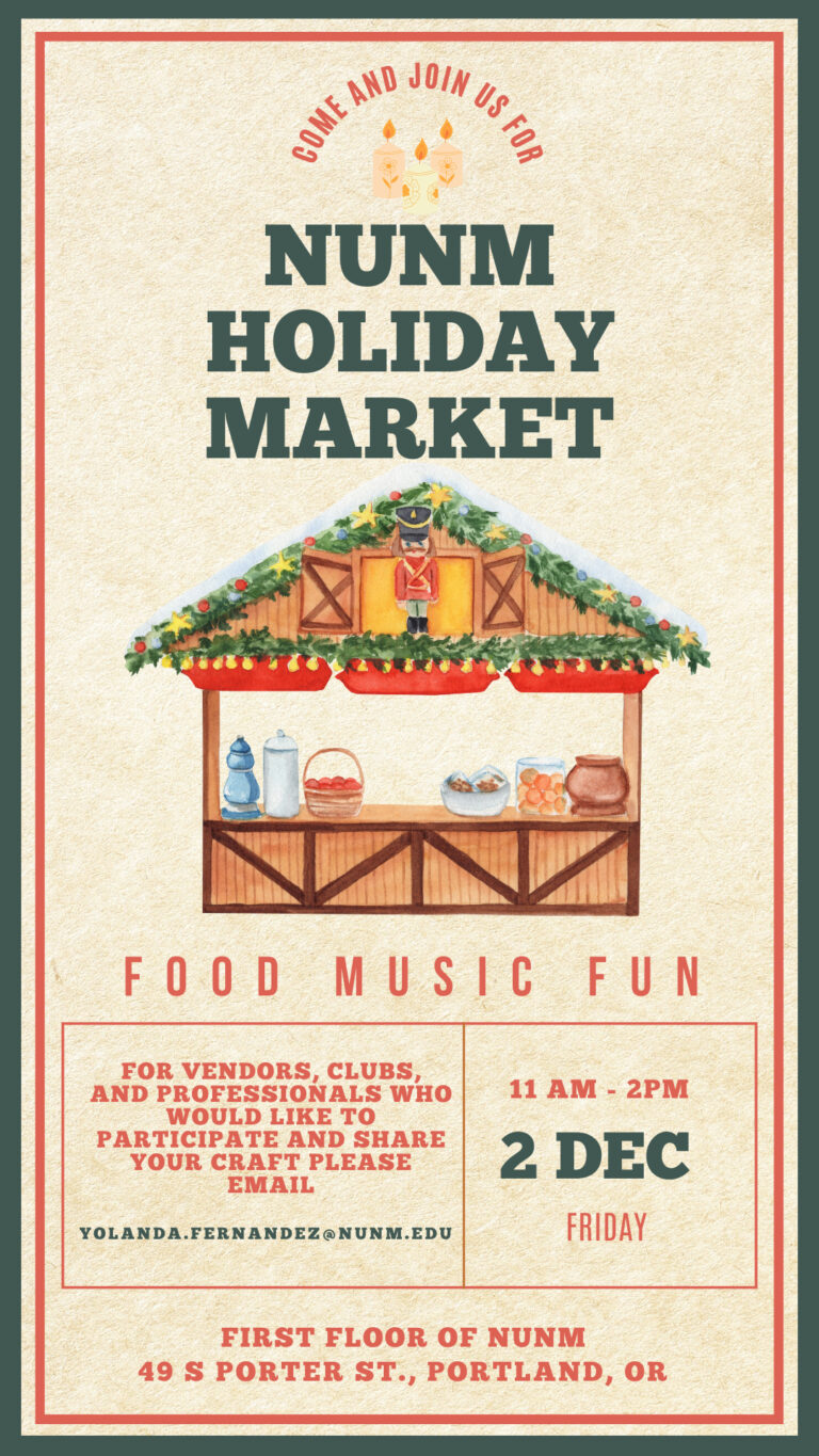 Holiday Market - National University of Natural Medicine - NUNM