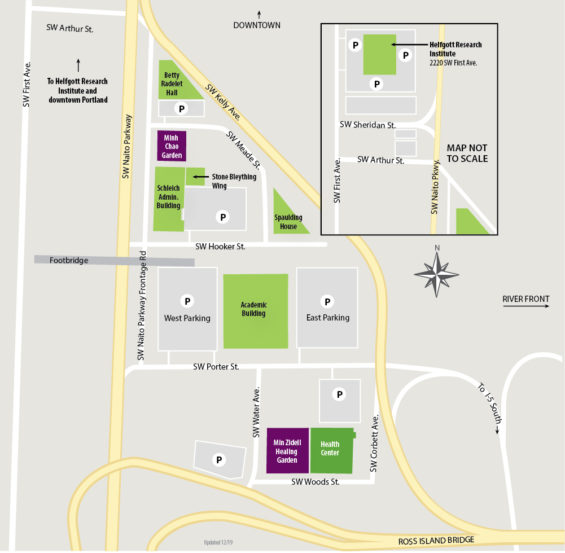 Maps and Directions to the National University of Natural Medicine